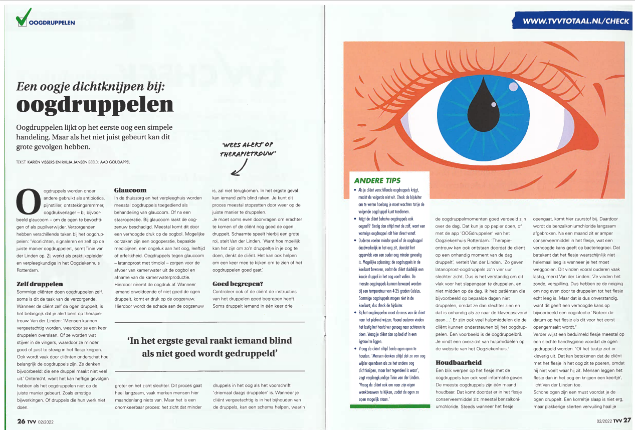Het belang van oogdruppelen | Het Oogziekenhuis Rotterdam
